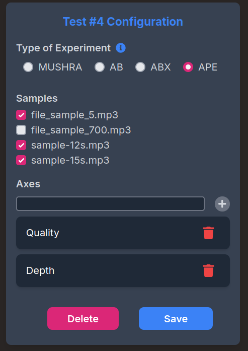 Test types overview - PQ Toolkit